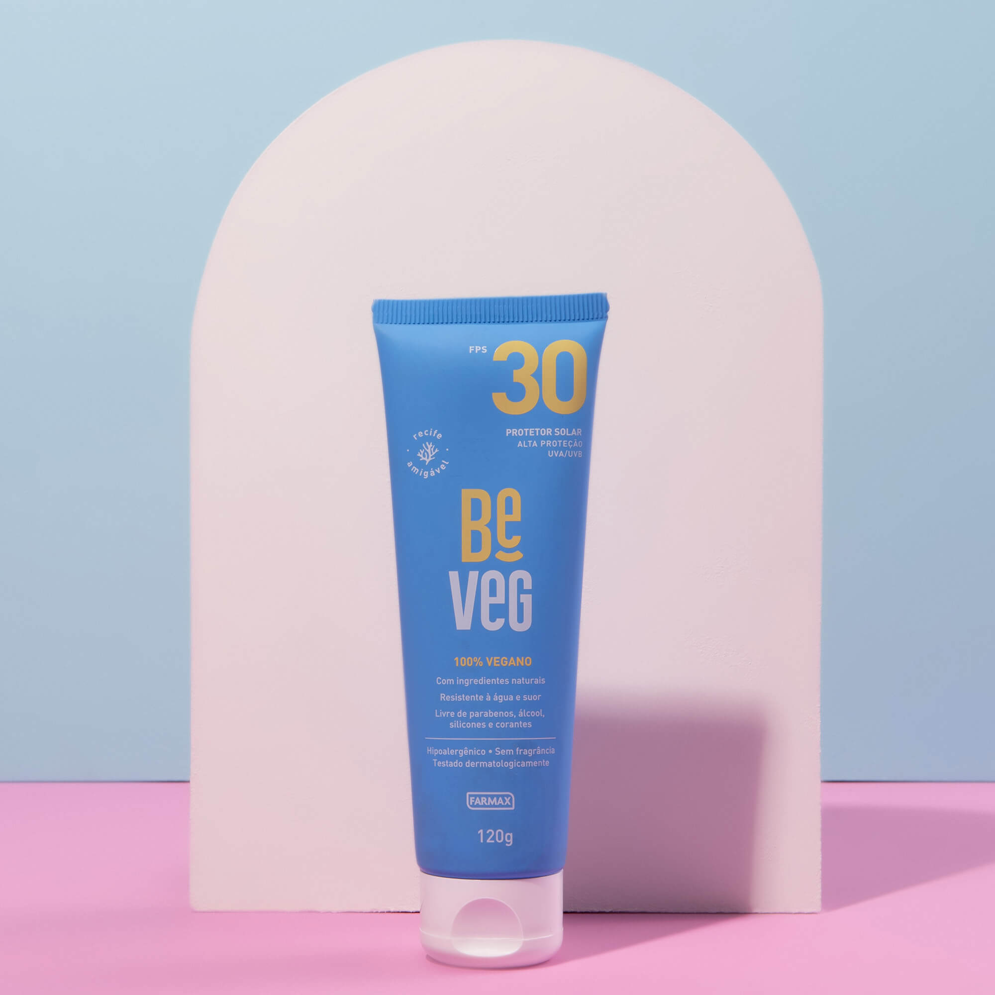 PROTETOR SOLAR FPS 30 BEVEG 120G - Farmax